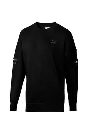PUMA Crew-neck Sweatshirt - Black