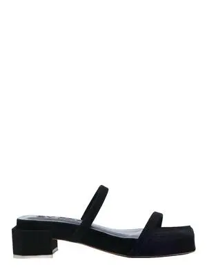 By Far Tanya Strap Sandals - Black