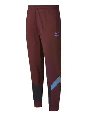PUMA Manchester City Fc-logo Tracksuit Bottoms - Red