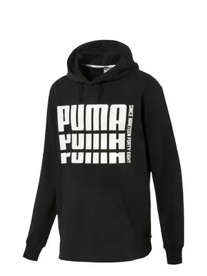 PUMA Logo-print Hoodie - Black