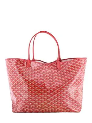 Goyard Saint Louis Coated Canvas Gm Tote Bag - Red