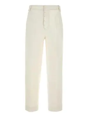 Ami Cotton Trousers - Neutrals