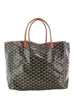 Goyard Saint Louis Coated Canvas Gm Tote Bag - Brown