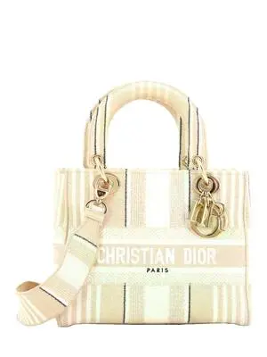 Dior Lady D-lite Medium Satchel - Neutrals