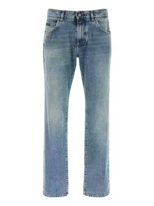 Dolce & Gabbana Regular Fit Jeans - Blue