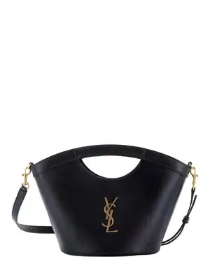 Saint Laurent Celia Mini Bucket Bag - Black