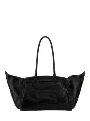 Benedetta Bruzziches Mame Leather Tote Bag - Black