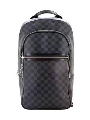 LOUIS VUITTON Michael Nm Damier Graphite Backpack - Black