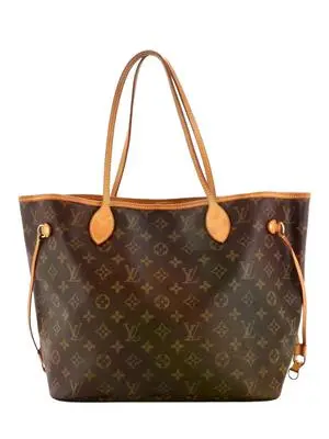 LOUIS VUITTON Neverfull Monogram Canvas Mm Tote Bag - Brown