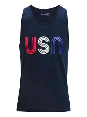 Under Armour Logo-print Tank Top - Blue