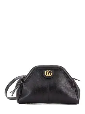Gucci Small Leather Shoulder Bag - Black