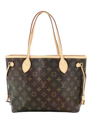 LOUIS VUITTON Neverfull Pm Monogram Canvas Tote Bag - Brown