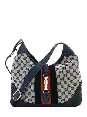 Gucci Jackie Original Web Hobo Bag - Blue