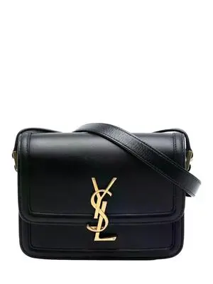 Saint Laurent Small Solferino Satchel In Box - Black