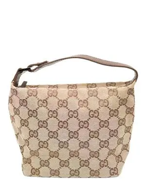 Gucci Gg Canvas Handbag - Brown
