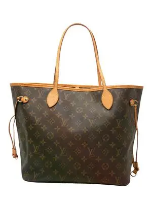 LOUIS VUITTON 2008 Monogram Neverfull Mm Tote Bag - Brown