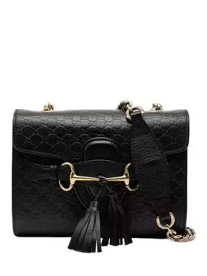 Gucci Mini Microissima Emily Crossbody Bag - Black