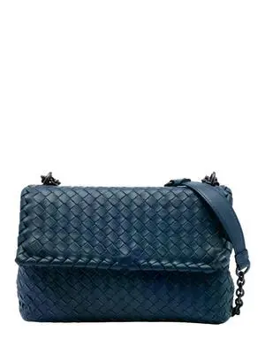 BOTTEGA VENETA Small Nappa Intrecciato Olimpia Crossbody Bag