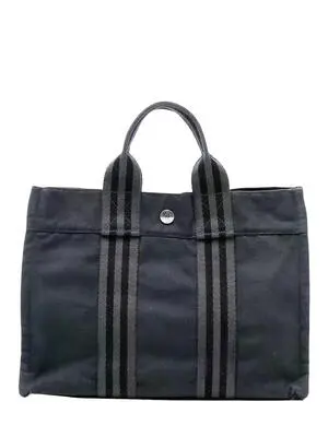Hermès 1990-2010 Fourre Tout Pm Tote Bag - Black
