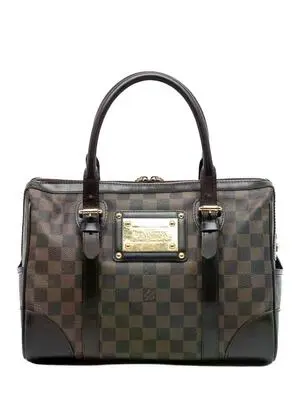 LOUIS VUITTON 2008 Damier Ebene Berkeley Handbag - Brown