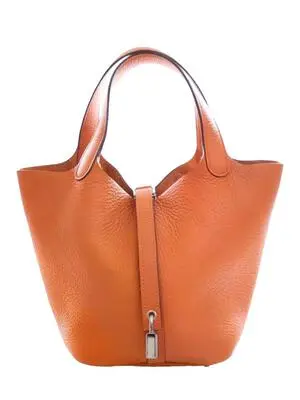 HERMÈS Hermès Clemence Picotin Lock 18 Handbag