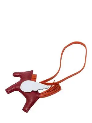 Hermès Grigri Rodeo Pegase Bag Charm - Orange