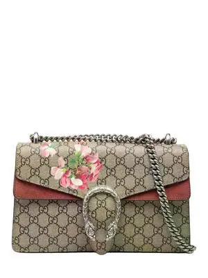 Gucci 2016-2026 Medium Gg Supreme Blooms Dionysus Shoulder Bag - Brown
