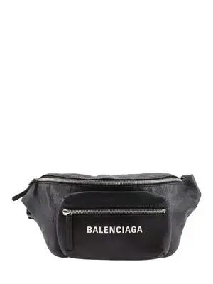 Balenciaga 2018-2019 Leather Everyday Belt Bag - Black