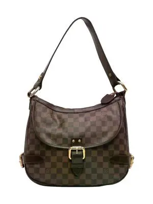 LOUIS VUITTON 2008 Damier Ebene Highbury Shoulder Bag - Brown