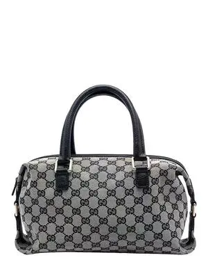 Gucci Gg Canvas Boston Bag - Brown