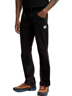 MAMMUT Aenergy So Logo-detail Hybrid Trousers - Black