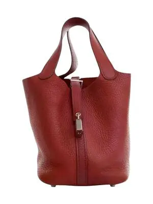 Hermès 2014 Picotin Lock 18 Handbag - Red