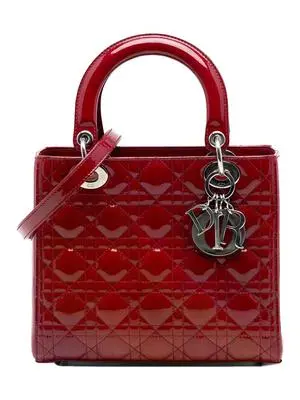 Dior 2011 Medium Lady Satchel - Red