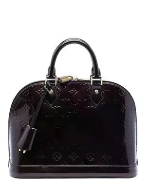 LOUIS VUITTON 2010-2020 Monogram Vernis Alma Pm Handbag - Purple