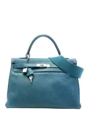 Hermès 2013 Kelly Ii Retourne 35 Satchel - Blue