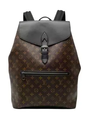 LOUIS VUITTON 2016 Monogram Macassar Palk Backpack