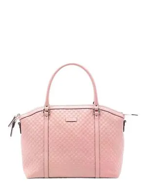 Gucci 2016-2025 Large Microissima Dome Satchel - Pink