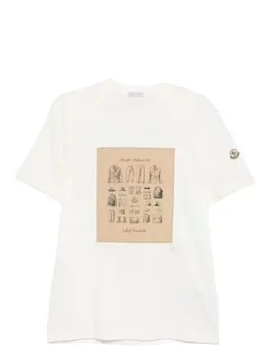 Moncler Archive Graphic T-shirt - White