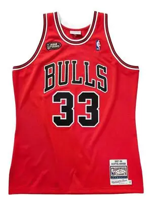 Mitchell & Ness Nba Scottie Pippen Vest - Red