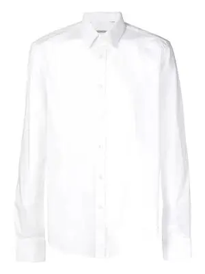 DANIELE ALESSANDRINI Long-sleeve Fitted Shirt - White