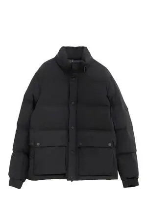 Moncler Padded Jacket With Pockets - Black