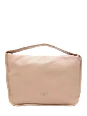 Patrizia Pepe Leather Shoulder Bag - Neutrals