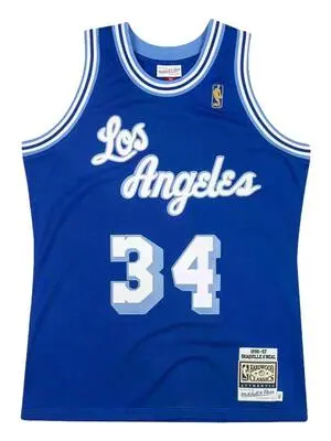 Mitchell & Ness Nba Shaquille O'neal 1996 Los Angeles Lakers Jersey Vest - Blue