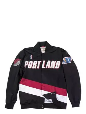 Mitchell & Ness Nba Authentic Warm Up Jacket - Black