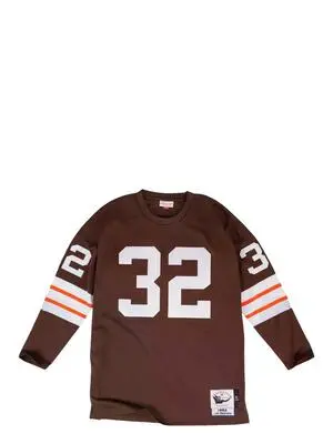 Mitchell & Ness Nfl Jim 1964 Cleveland Browns Long-sleeves T-shirt - Brown