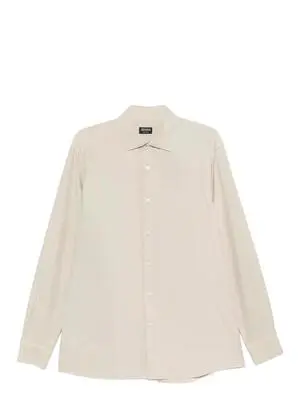 Zegna Button Shirt - Neutrals