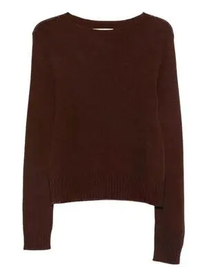 Eric Bompard Round-neck Cashmere Sweater - Brown