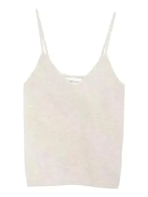 Eric Bompard V-neck Strap Top - Neutrals