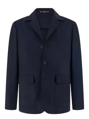 Boggi Milano Single-breasted Blazer - Blue