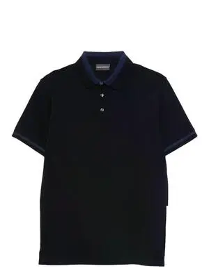 Emporio Armani Short-sleeve Polo Shirt - Blue
